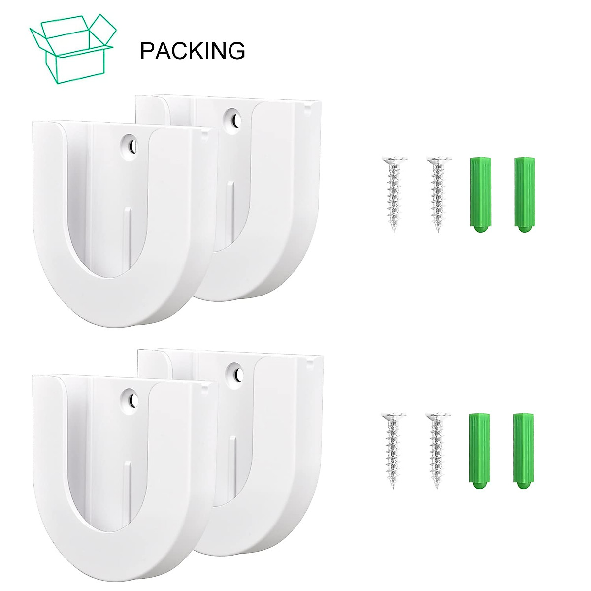 4pack Blink Mini Camera Wall Mount , Strong Adhesive Wall Mount for Blink Mini Indoor Camera, No Drilling or Screw Secured Fixed,Easy to Install