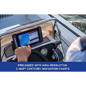 Lowrance Elite FS 9 Fish Finder with Active Imaging 3-in-1 Transducer, Preloaded C-MAP Contour+ Charts (Renewed)