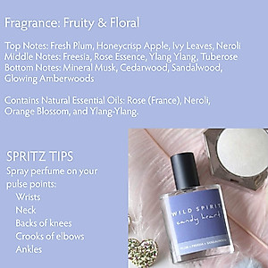 Wild Spirit Candy Heart Eau De Parfum Spray | Fruity Floral Cruelty-Free Perfume for Women, 1 fl oz/30mL