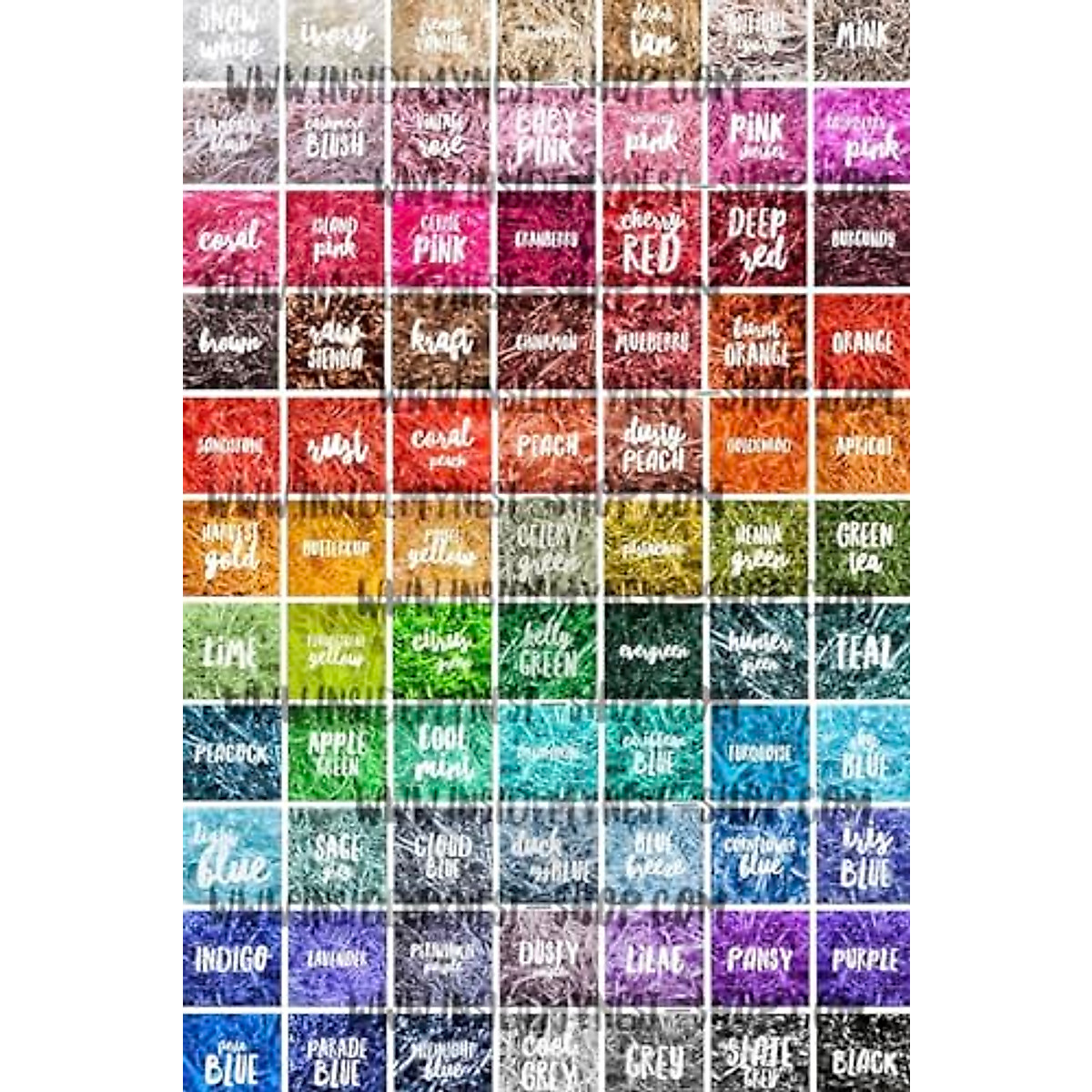 Dusty Blue Powder Shredded Tissue Paper Shred Hamper Gift Box Basket Filler Fill Premium Quality Vintage 200g