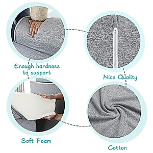 Auksay Climbing Toys for Toddlers,Soft Foam Climbing Blocks for Toddlers,Baby Toddler Climbing Toys Indoor for Crawling and Sliding,Kids Nugget Couch Play Equipment with Foam Ball Pit(Balls not Incl)