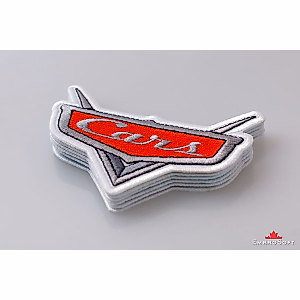 Cars Logo Cartoon Film Embroidered Patch Iron On (3.9" x 2.8")