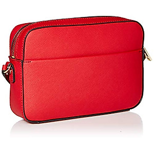 Karl Lagerfeld Paris womens Maybelle Camera Crossbody Cross Body, Crimson, One Size US