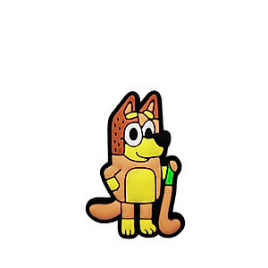 35Pcs Bluèy Dog Croc Charms Shoe Charms Fits for Clog Sandals Decoration with Wristband Bracelet, Shoe Decoration Charms