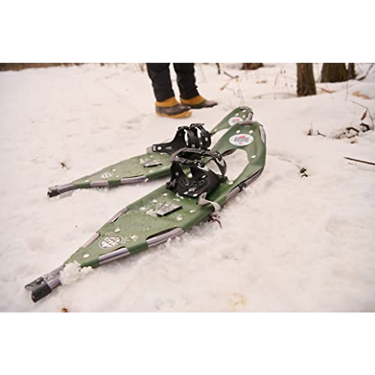 Redfeather Snowshoes Trek 30 SV2, Green, 30 Inch - Aluminum - Made in The USA