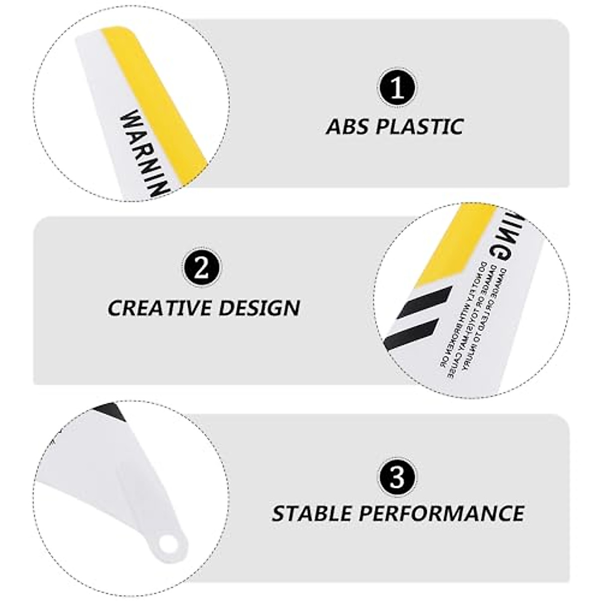 ibasenice RC Helicopter Replacement Parts - A Helicopter Blade Connect/SG Buckle Shaft Inner S Tail Balance, Spare Blades for RC Helicopter