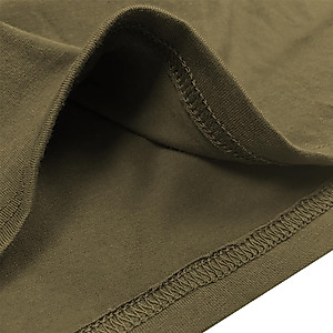 BLACKMYTH Women's Cute Graphic T Shirts Funny Tops Casual Tees Army Green XX-Large