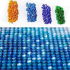 YALKIN Diamond Painting Kits for Adults, DIY 5D Diamond Painting Paint Angel Wings by Number with Gem Art Drill Diamond Painting Kits for Kids for Home Wall D cor 15.7x27.56inch