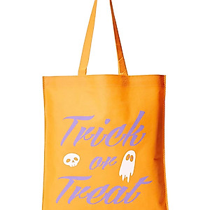 Bulk 24 Pack Deluxe Large 15" x 16" Trick or Treat Bag Fun Reusable Shopping Halloween Tote Assortment Featuring 4 Designs