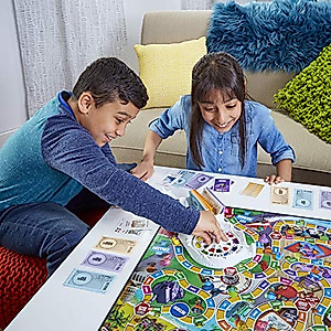 Hasbro Gaming The Game of Life Game, Family Board Game for 2-4 Players, Indoor Game for Kids Ages 8 and Up, Pegs Come in 6 Colors