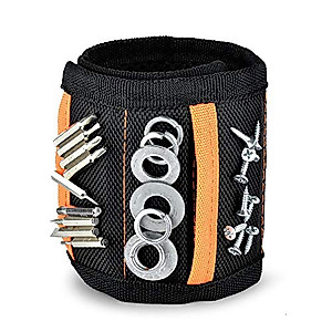 Magnetic Wristband Tools Gift for Men,Tool Belt Magnet Wrist for Holding Screws with 15 Strong Magnets,Nails,Drill Bits-Best Unique Tool,DIY Handyman,Gift for Him