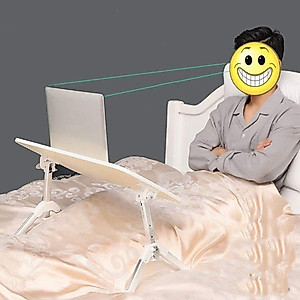 VejiA N/A Laptop Computer Desk, Student Writing Desk Board, Study Desk, Adjustable and Adjustable Folding Computer Desk