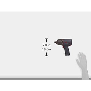 Ingersoll Rand 2235TiMAX 1/2” Drive Air Impact Wrench – Lightweight 4.6 lb Design, Powerful Torque Output Up to 1,350 ft-lbs, Titanium Hammer Case, Max Control, Gray