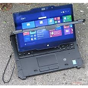 Dell Latitude Rugged 7214 HD 2 in 1 Laptop Notebook Touch Screen Convertible Tablet (Intel Quad Core i5-6300U, 8GB Ram, 256GB Solid State SSD, HDMI, Camera, WiFi) Win 10 Pro (Renewed)