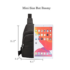 EVANCARY Small Sling Bag Sling Backpack for Women, Chest Bag Daypack Crossbody Sling Backpack for Travel Sports Running Hiking