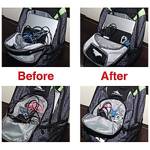 Reusable Cable Ties 3/4" x 4" Self-Gripping Strips Ready to Use Precut Straps for Cable Management and Organizing Cords 50 Pack (Black)