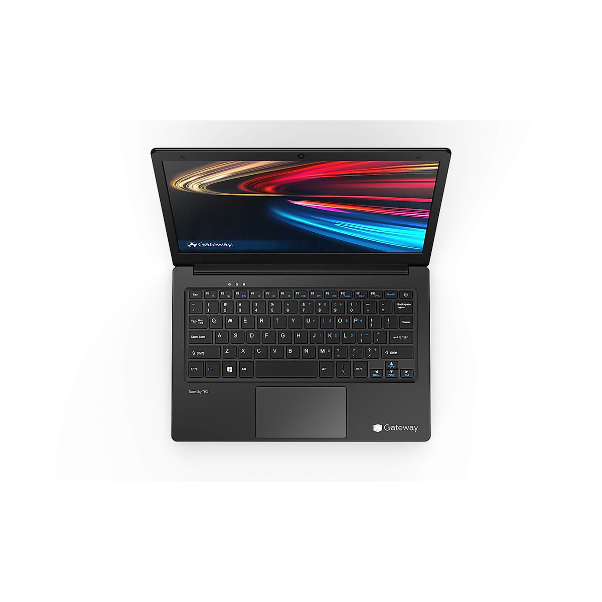 Gateway 14.1inch Ultra Slim Notebook, FHD, Intel Celeron, Dual Core, 4GB 64GB, Tuned by THX Audio, Mini HDMI, Cortana, 1MP Webcam, Windows 10 S, Microsoft 365 Personal 1-Year Included, Black(GT141BK)