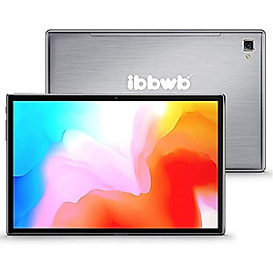 IBBWB Tablet 10 inch Android 9.0 Pie, Octa-Core Processor,5G WiFi,2GB RAM, 32GB ROM, 5MP+13MP Dual Cameras,IPS HD Display, Bluetooth 5.0, USB C,GPS,Metal Body,Gray
