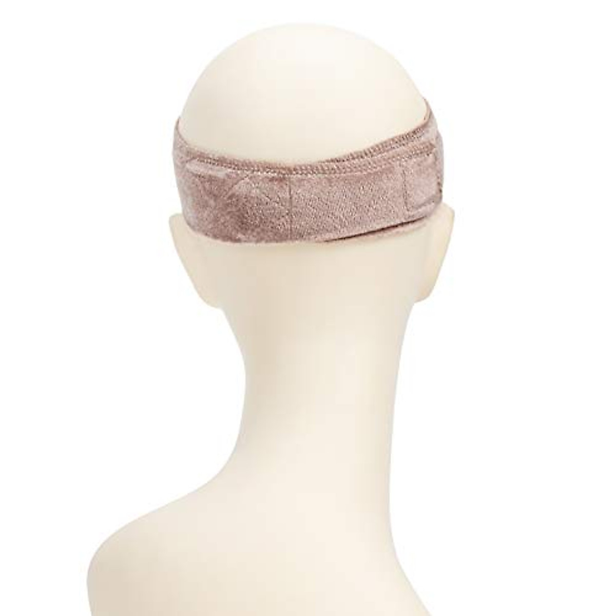 GEXWORLDWIDE GEX Beauty Flexible Velvet Wig Grip Scarf Head Hair Band Wig Band Adjustable Fastern (Nude)