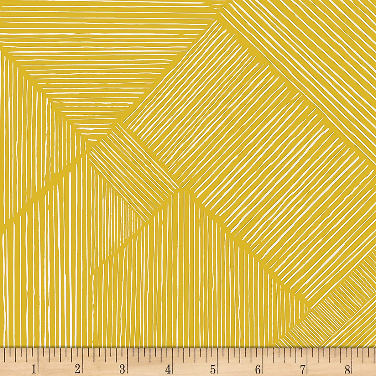 Art Gallery Fabrics Art Gallery Indie Boheme Trouvaille Routes Sun Fabric, Yellow