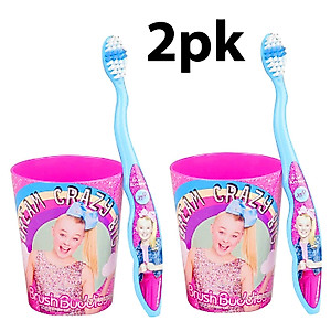 4SGM JoJo Pink Toothbrush Set 2-Pack