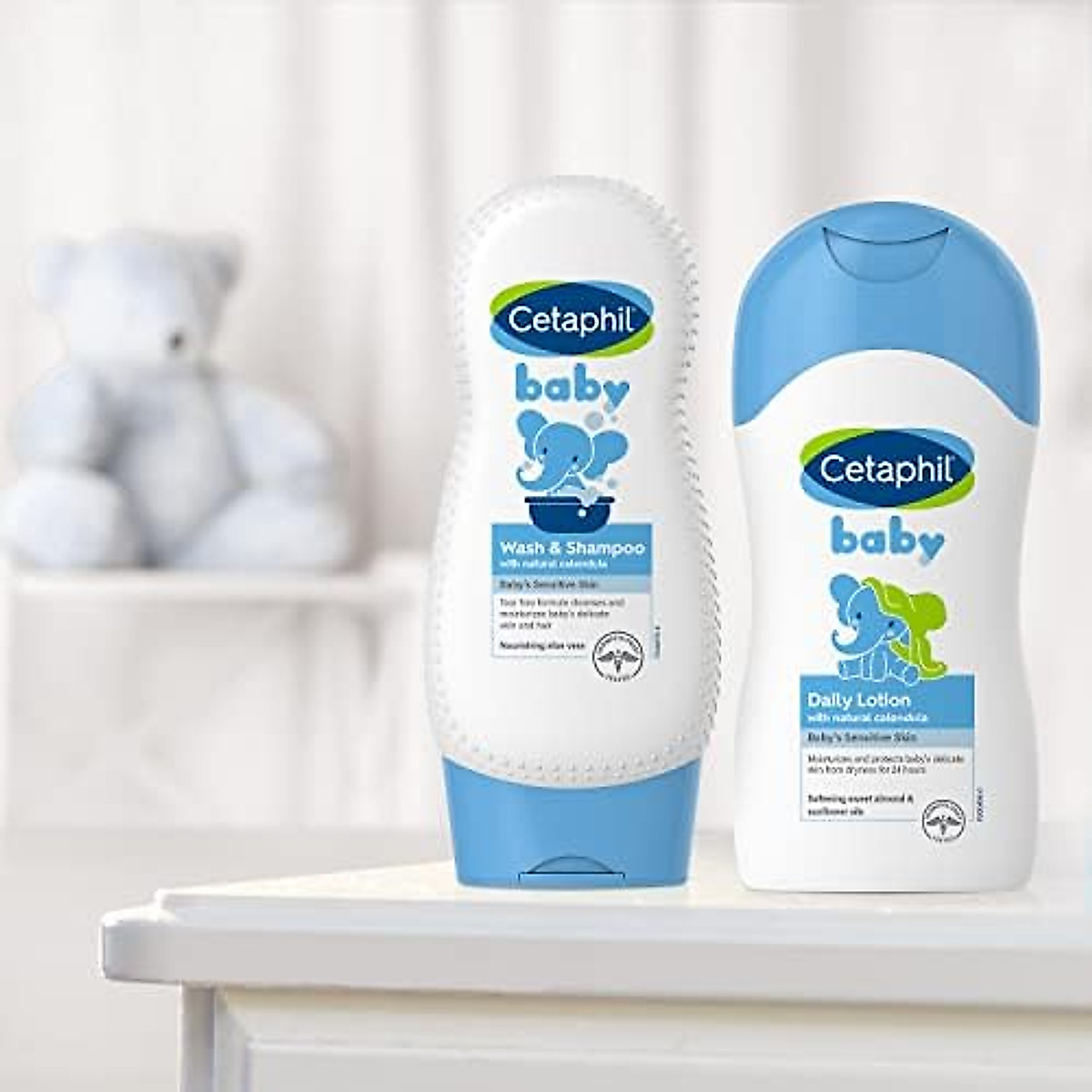 Cetaphil Baby Shampoo and Body Wash with Organic Calendula, 7.8 Fl Oz, Hypoallergenic, Tear Free, Soap Free, Ideal for Everyday Use