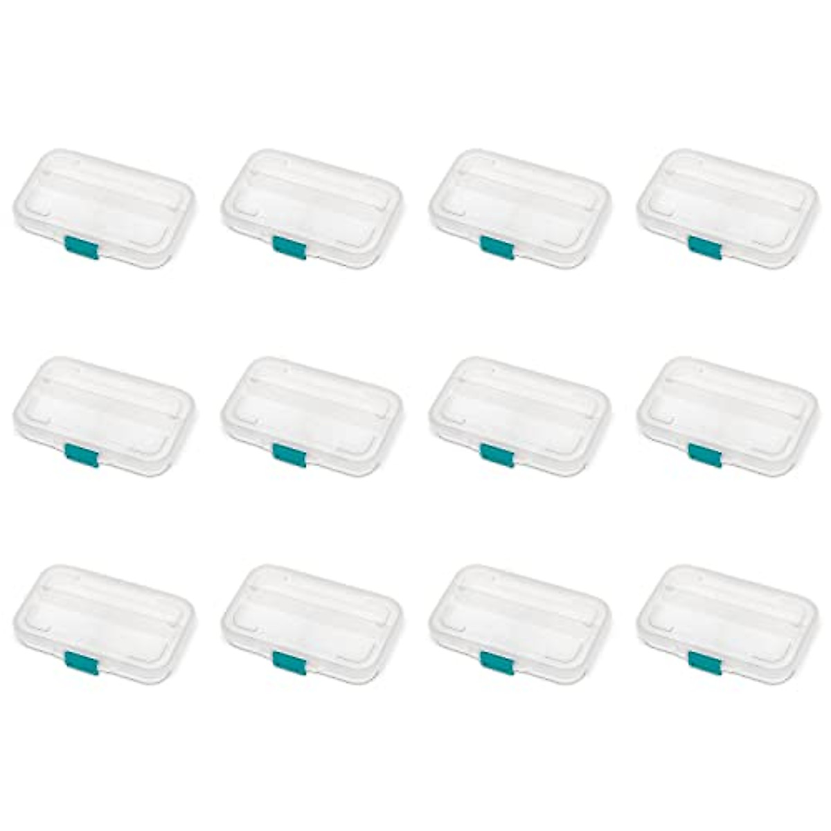 Sterilite Divided Box Small Storage, Clear