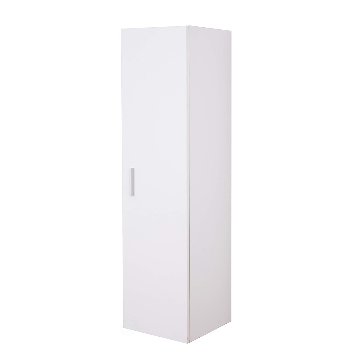 Basicwise Modern Long Bathroom Wall Mounted Cabinet, White,