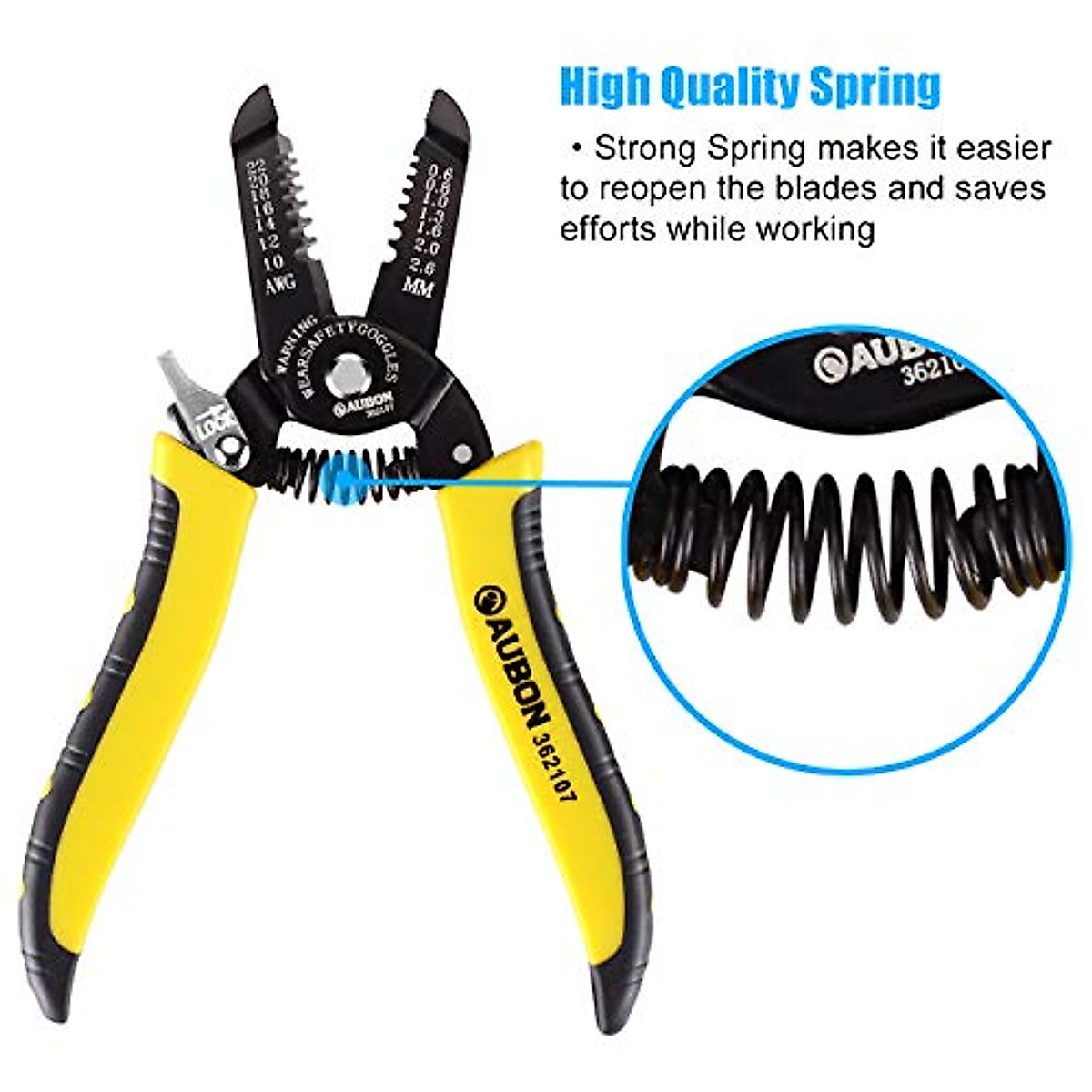 ZUZUAN 2-Pack 10-22 AWG Wire Stripper, Wire Cutter, Gauge Stripper, Wire Stripping Tool and Multifunctional Hand Tool，Professional Handle Design And Refined Craftsmanship.