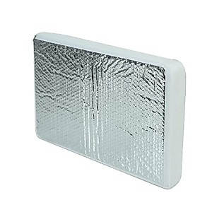 KAFLLA RV Vent Insulator 22" x 14" x 3" Universal RV Skylight Cover with Reflective Surface RV Skylight Insulator Energy Saving Sunroof