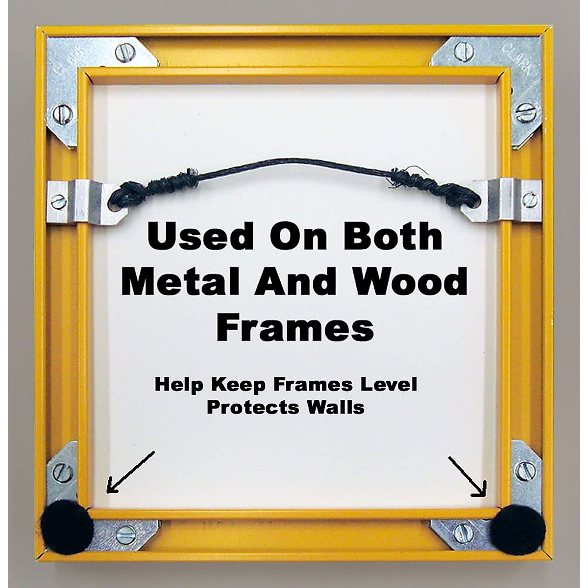 888 Corp Black Self Adhesive Felt Bumpers 1/2" Diameter and 1/8" Thick (48 Pack), Round