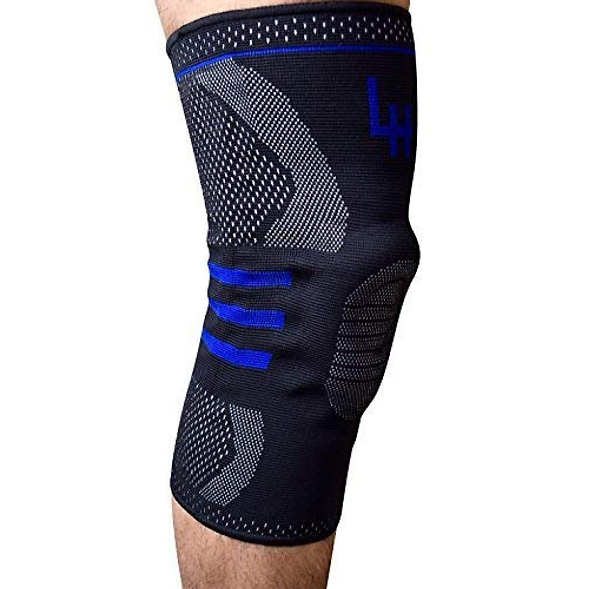 Active Relief Knee Brace by Lifehapps - Patella Knee Support Compression Sleeve with Side Stabilizers for Arthritis Joint Pain, Meniscus Tears, ACL, MCL Injuries, Exercise, Running (3XL, Black)