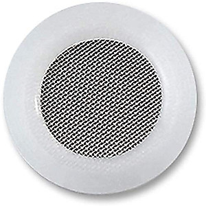 Black 20 pcs Silicone Washer Silicone Filter Gasket for Shower Head Water tap Faucet (White 10 Pcs)