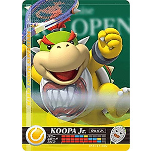 Nintendo Mario Sports Superstars Amiibo Card Tennis Bowser Jr. for Nintendo Switch, Wii U, and 3DS