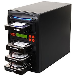 Systor 1:3 HDD/SSD Hard Drive Duplicator - 9GB/Min - Standalone Copier & Eraser/Sanitizer for Multiple SATA 3.5 Disk & 2.5 Solid State Drives - Copy Speeds of up to 150MB/Sec (SYS203HS-DP)