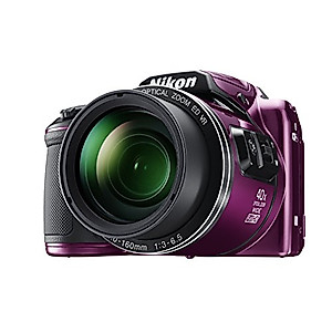 Nikon COOLPIX B500 16MP 40x Optical Zoom Digital Camera with Built-in Wi-Fi - (Plum) - (International Version)