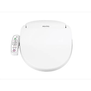 KOHLER BN330-N0 Novita Electric Bidet Toliet Seat, Elongated Heated Bidet Warm Water Bidet with Dryer, Bidets for Existing Toilets, White