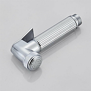 Handheld Toilet Bidet Sprayer for Toilet-Adjustable Water Pressure Control with Bidet Hose for Feminine Wash,Zinc Alloy Shower Head(Silver)