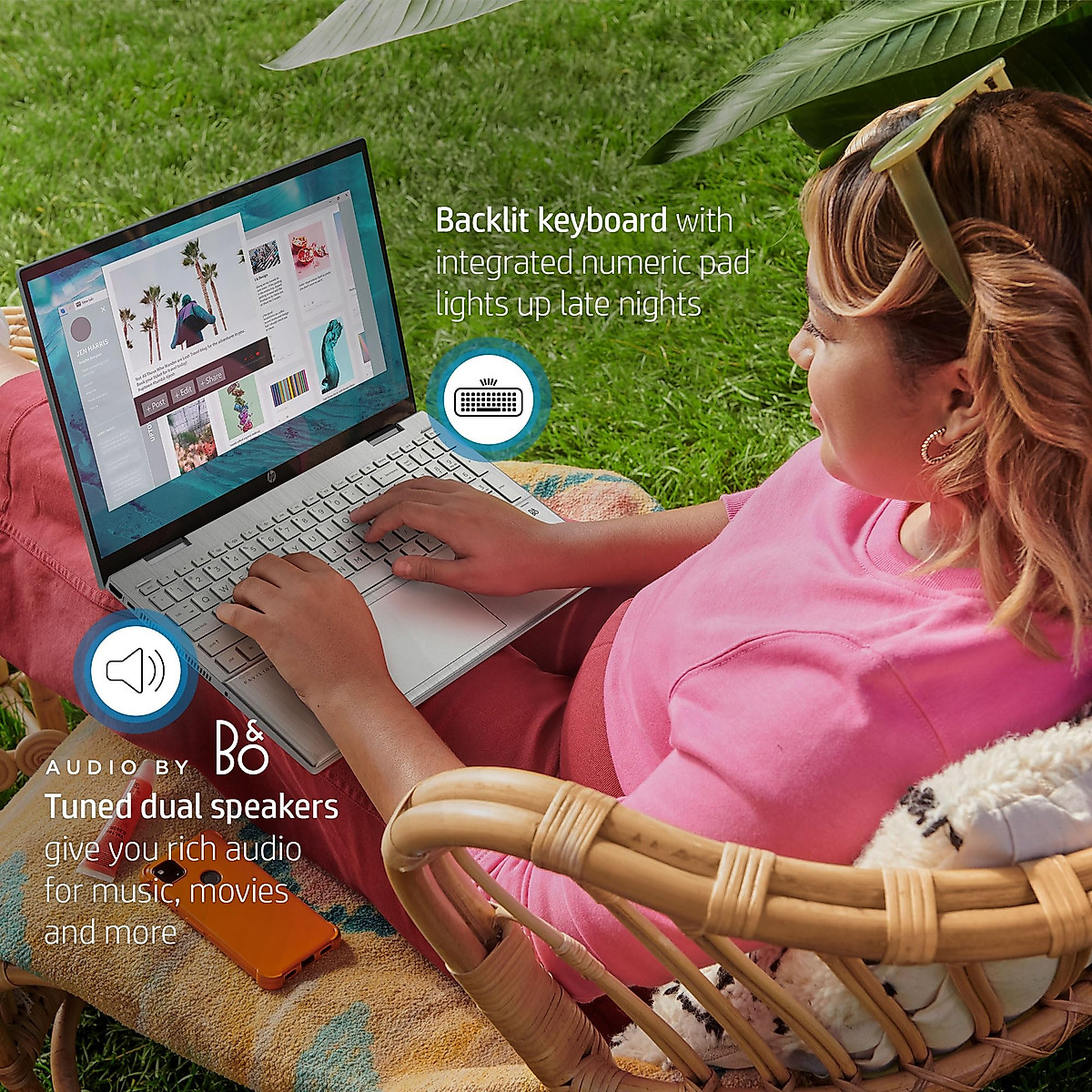 HP Pavilion x360 Convertible Laptop, 12th Gen Intel Core i5-1235U, 12 GB RAM, 256 GB SSD, 15.6" Full HD Touchscreen, Windows 11 Home, Long Battery Life, Backlit Keyboard, HD Webcam (15-er1010nr, 2022)