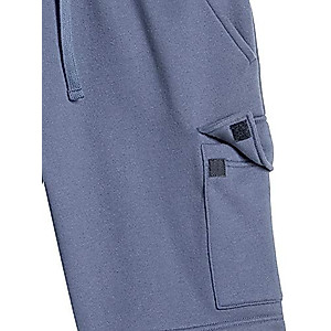 Amazon Essentials Men's Fleece Cargo Short, Indigo, XX-Large