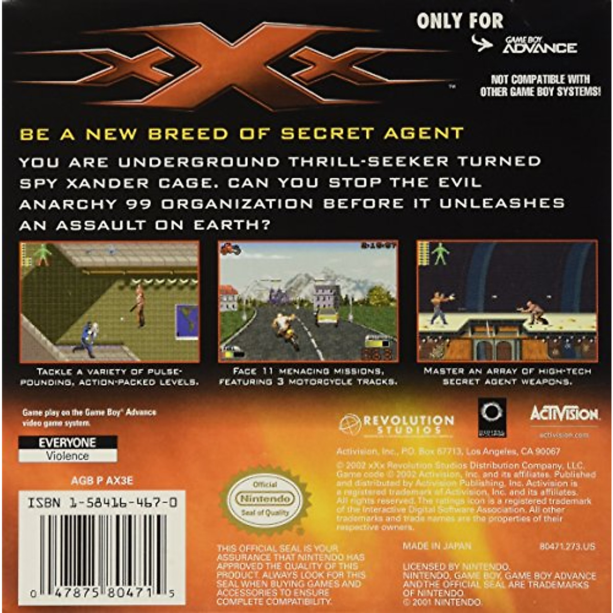 xXx - Game Boy Advance