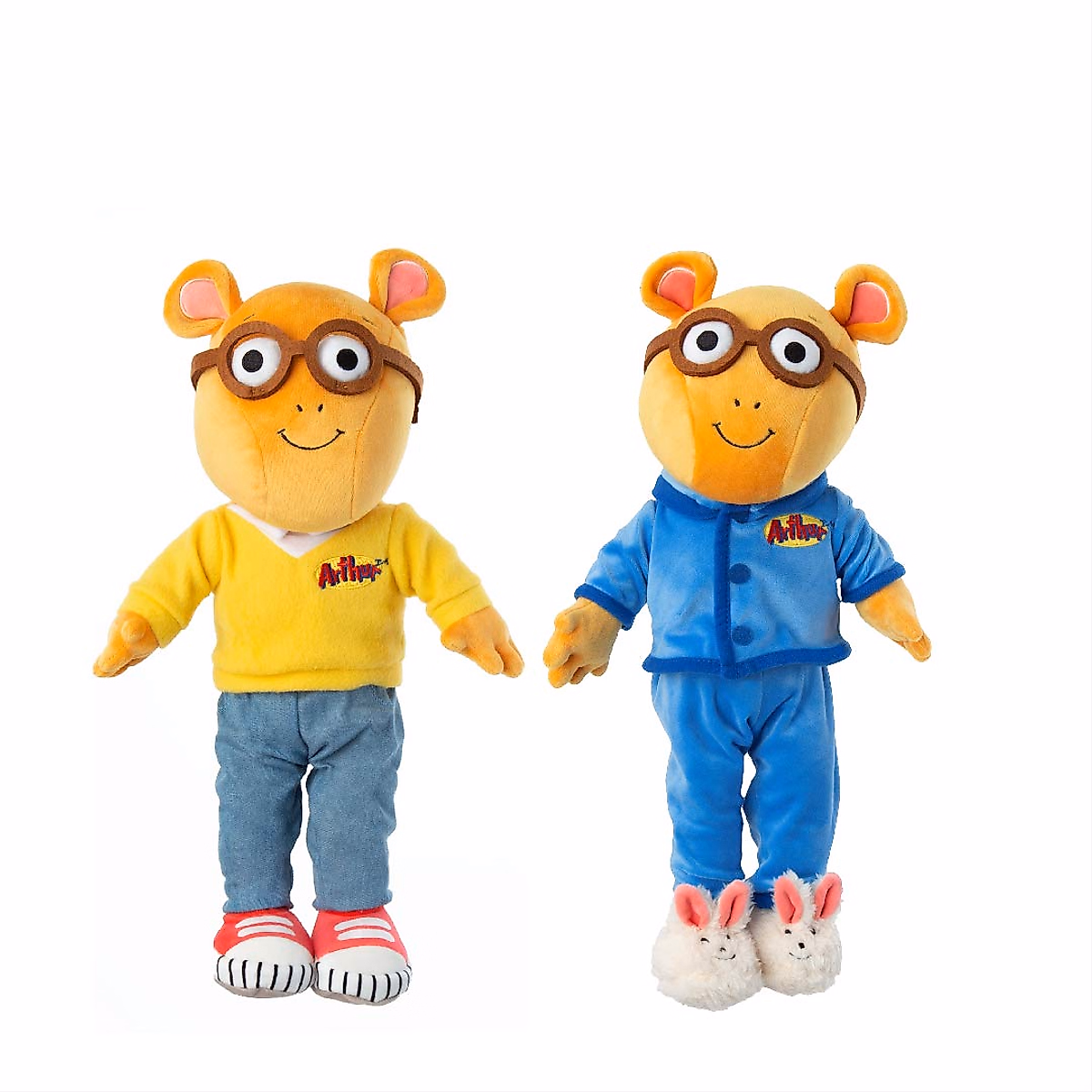 Plush Arthur The Aardvark Doll from PBS Show Arthur - Cute, Soft, Stuffed Plush Toy for Kids - 15 Inches (Nighttime Arthur)