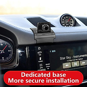 musttrue Car Phone Holder for 2015-2025 Porsche Macan and 2019-2023 Cayenne Auto Accessories Navigation Bracket Interior Decoration Mobile Cell Phone Mount