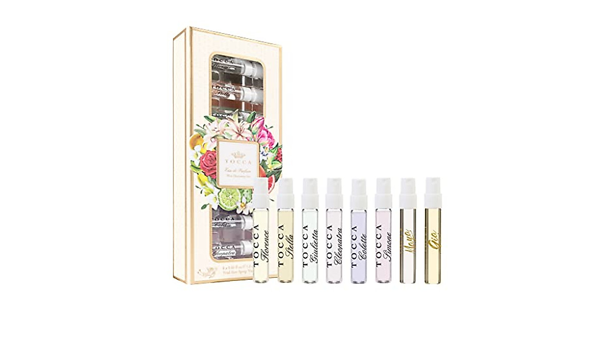 Tocca Eau de Parfum Mini Discovery Set - 8 Trial Size Women's Perfumes (1.5ml each), Discover ...