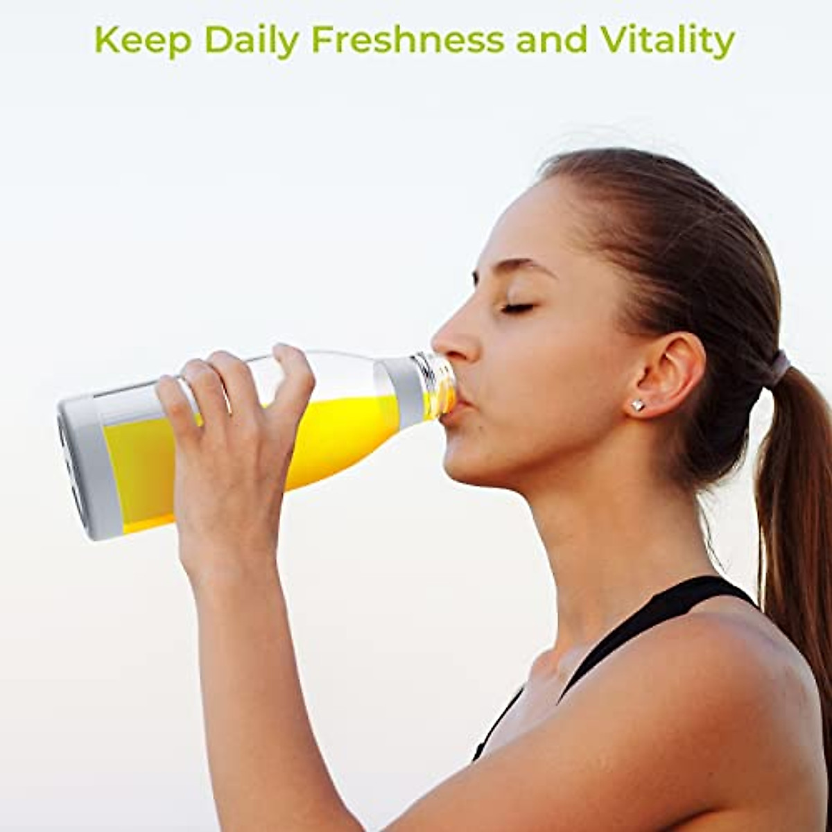 Nakenja Portable Blender Personal Blender for Shakes and Smoothies with 8 Bladed Head, Fruit Mixer USB Blender