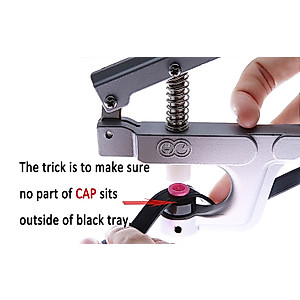 Original KAM Snaps Starter Fasteners Kit -360pcs KAMsnaps Size 20 + Snap Pliers for Crafts Clothing