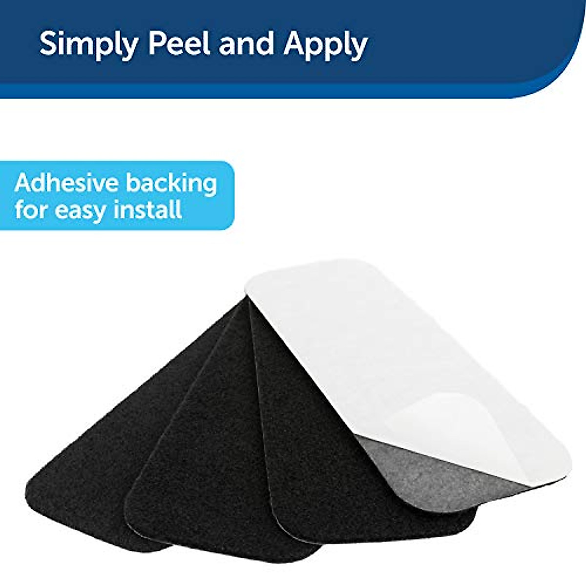 PetSafe Replacement Fabric Covers for CozyUp Folding Pet Steps, Black