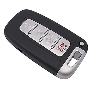 vurbemes 4 Buttons Replacement Key Fob fit for 2010 2011 2012 2013 2014 2015 Hyundai Sonata Elantra Genesis Veloster Kia Optima Smart Keyless Entry Key Fob (SY5HMFNA04)