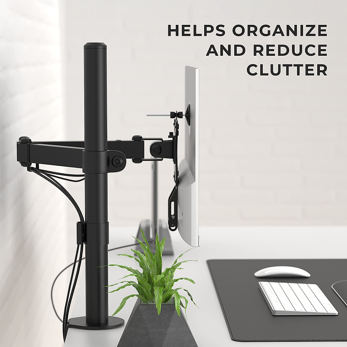 HumanCentric VESA Mount Adapter for HP Monitors 22er, 22es, 22f, 23er, 23es, 23f, 24ea, 24ec, 24er, 24es, 24f, 24fw, 25er, 25es, 25f, 27er, 27ea, 27es, 27f, 27fw, 27ec VESA Adapter Bracket (Black)