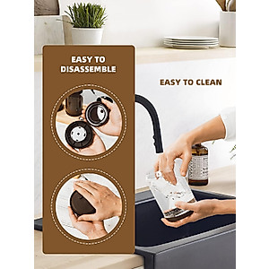 JIMALL Pop Top Food Storage Containers, Stackable Food Containers with Lids Airtight, Leak-proof Containers for Cereal Flour & Sugar, 4 Piece Set-3.5Qt,2.9Qt,2.1Qt,1.3Qt